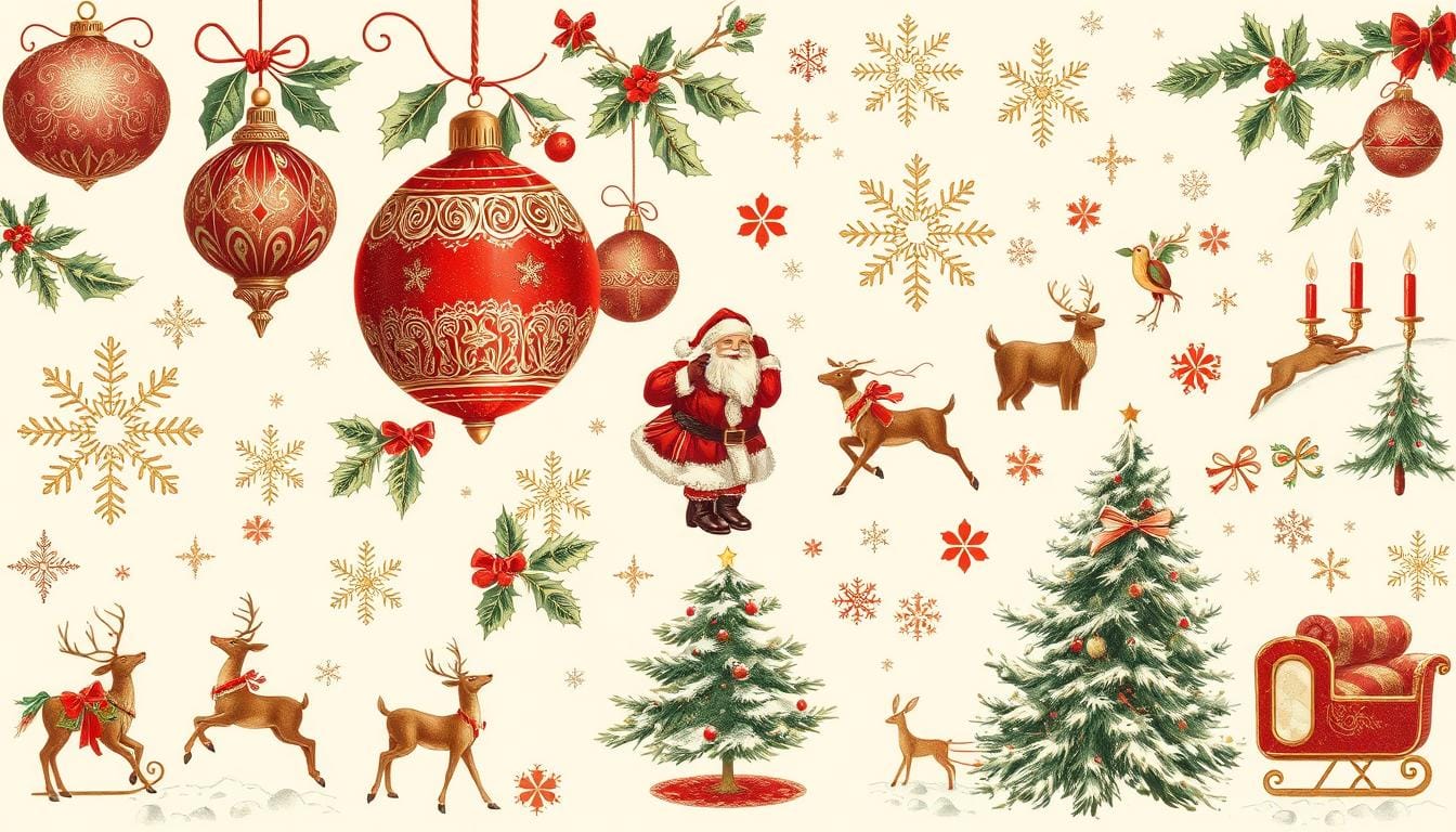 10 Beautiful Vintage Christmas Designs for Holiday Decor