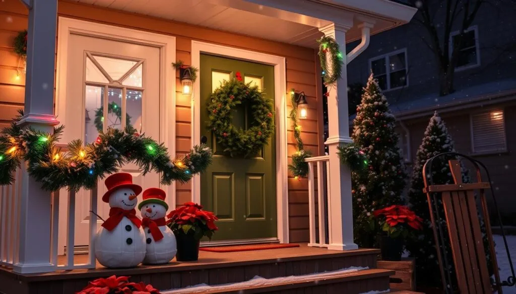 50 Front Porch Christmas Decorations Ideas & Inspiration