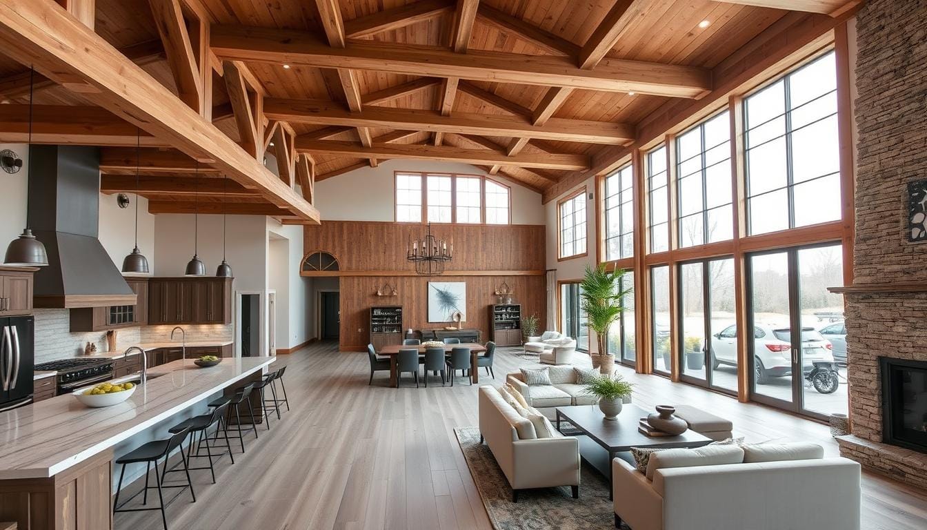 Modern Farmhouse Interior: Rustic Meets Contemporary Style