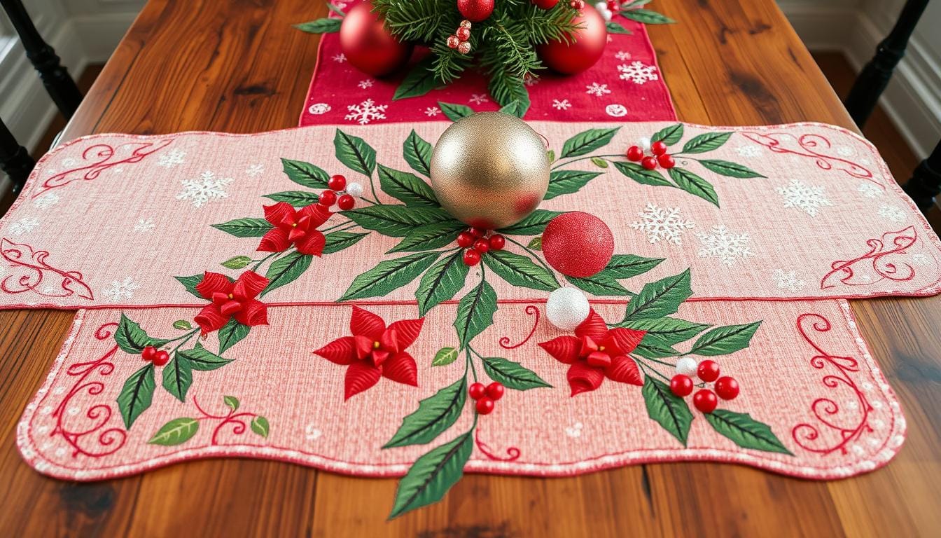 40 DIY Christmas Table Runner Patterns for Your Holiday Home