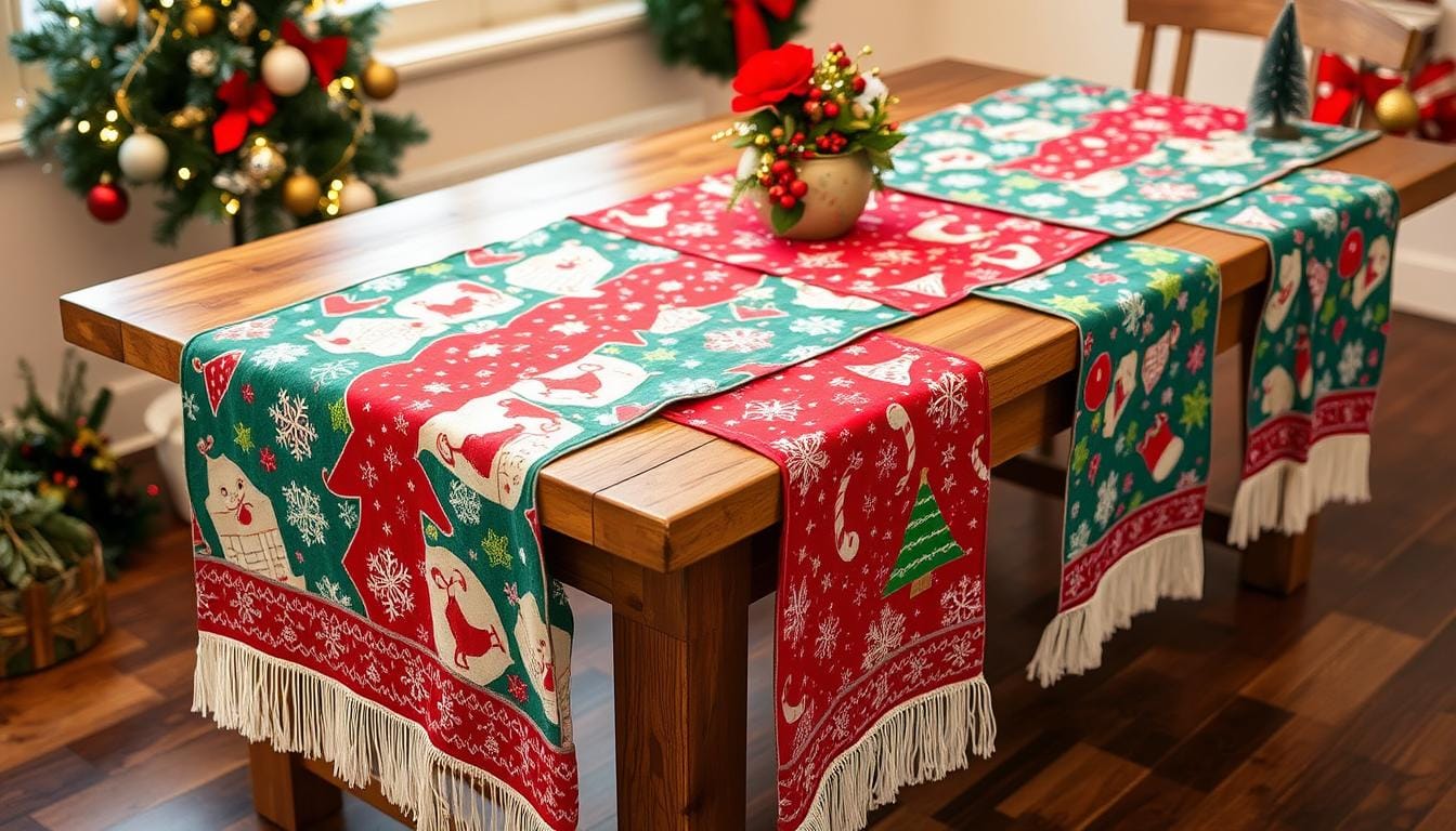 40 DIY Christmas Table Runner Patterns for Your Holiday Home