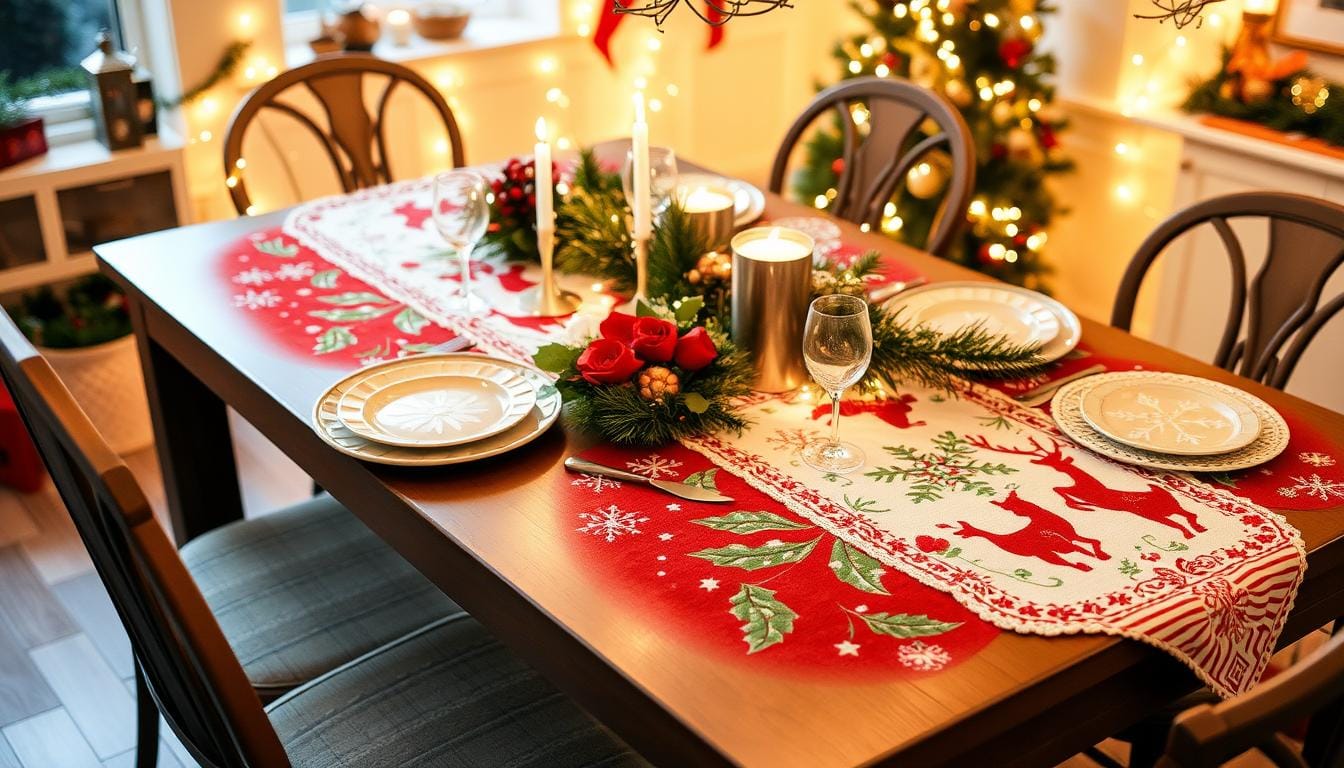 40 DIY Christmas Table Runner Patterns for Your Holiday Home