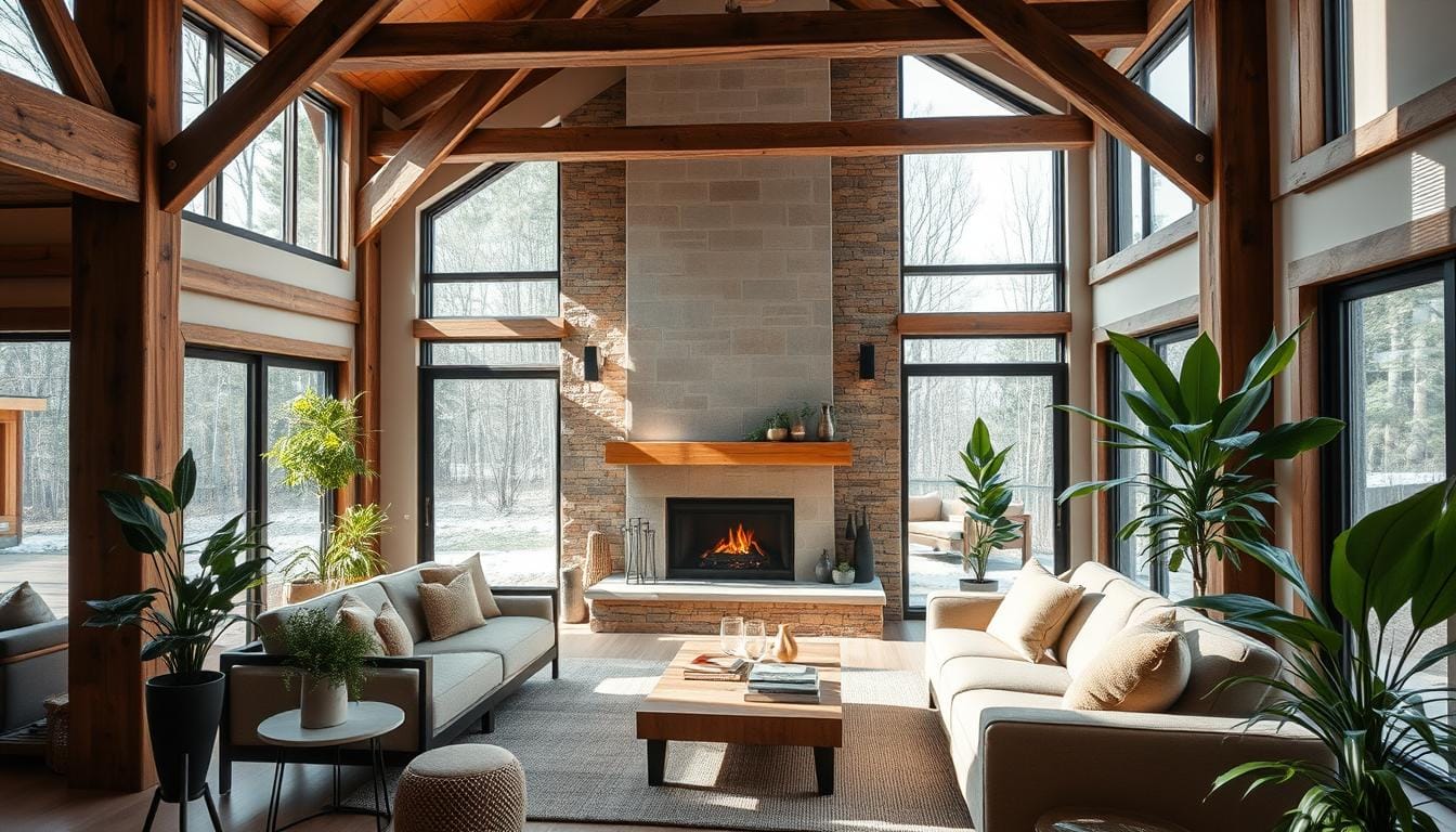 Modern Rustic: Blending Contemporary and Natural Design