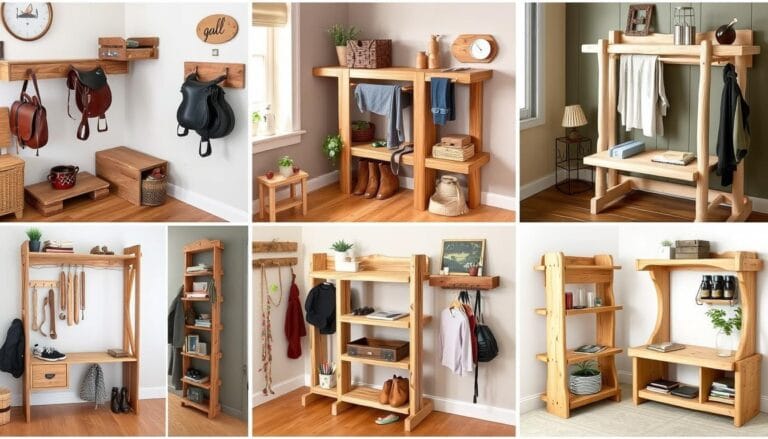 20 Ingenious DIY Wooden Saddle Rack Ideas for Your Home