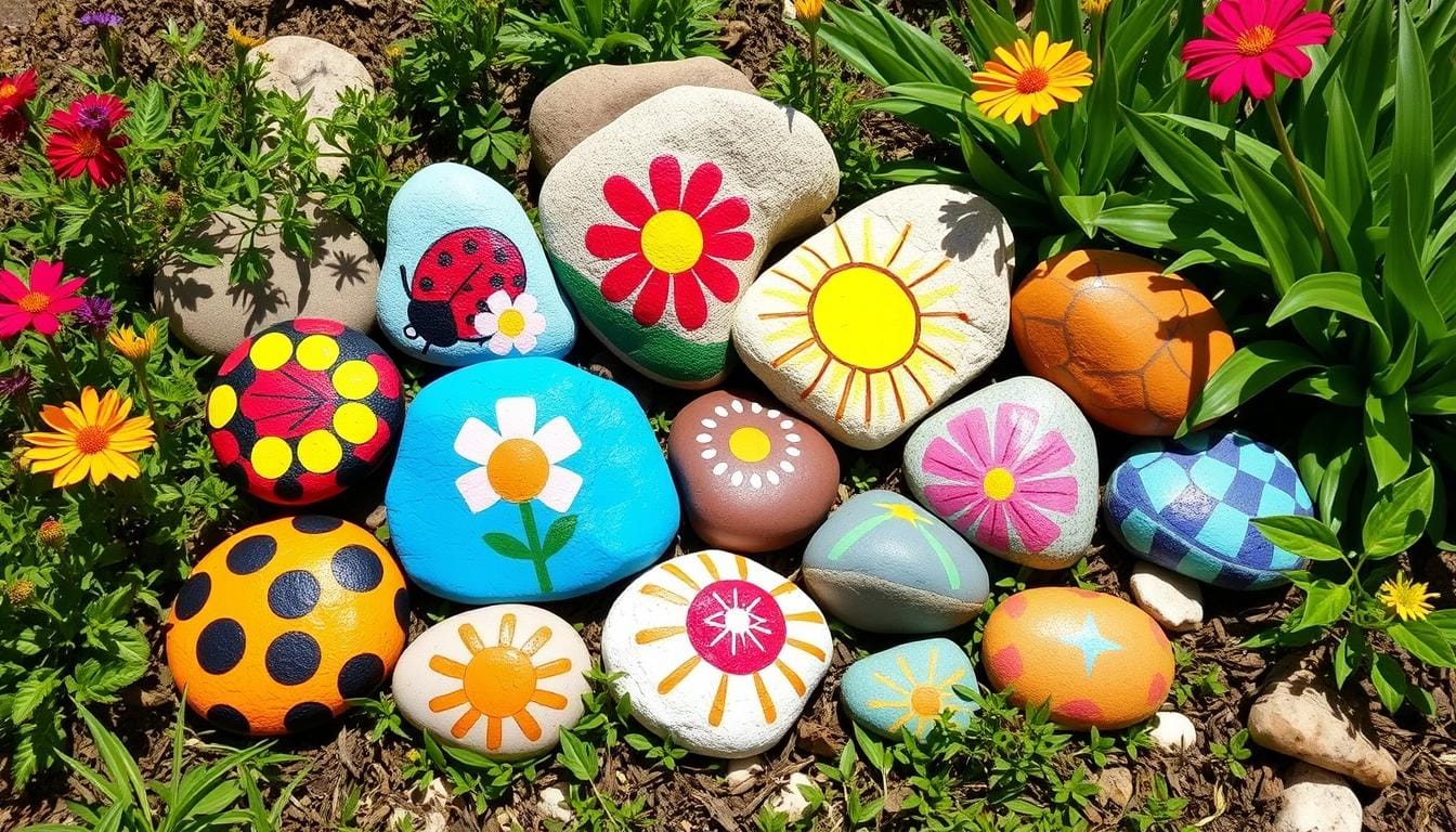 Brighten Up Your Outdoor Oasis: 18 Inspiring Garden Rock Painting ideas ...