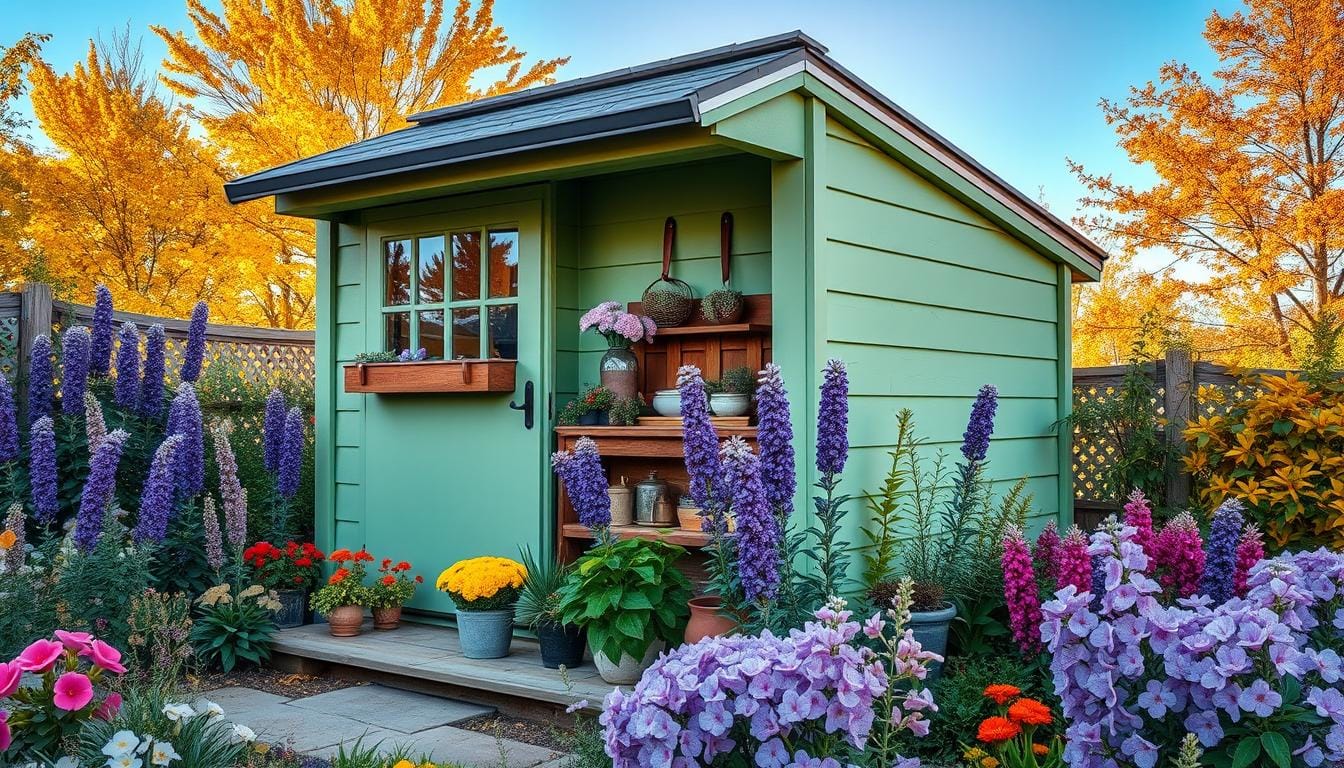 7 Stunning Garden Shed Colour ideas Schemes You'll Love