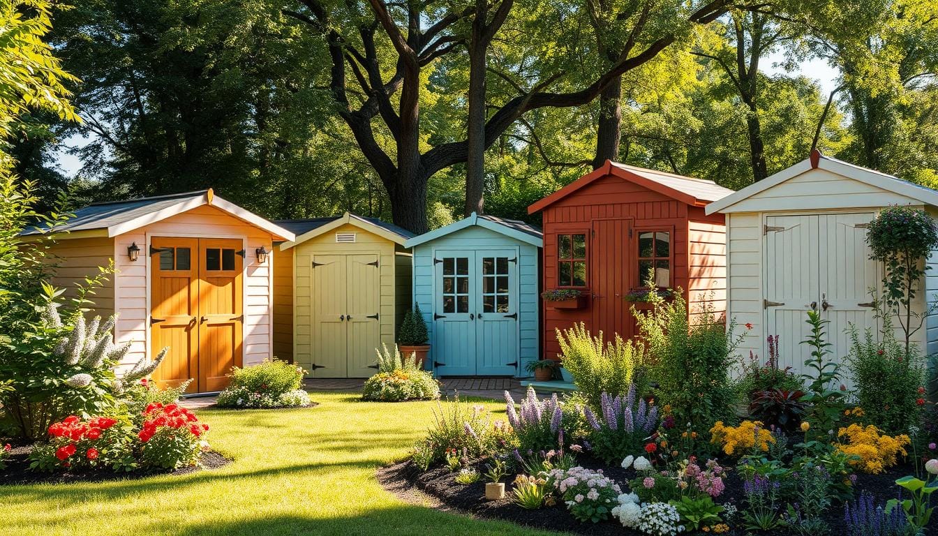 7 Stunning Garden Shed Colour ideas Schemes You'll Love