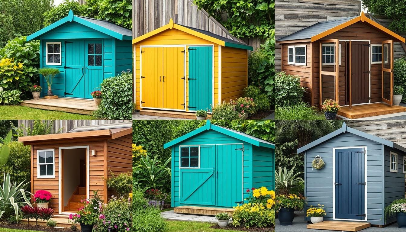 7 Stunning Garden Shed Colour ideas Schemes You'll Love