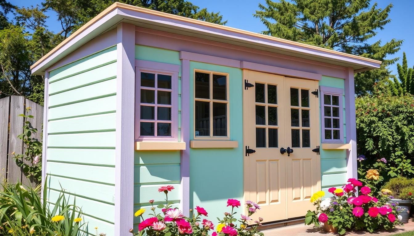 7 Stunning Garden Shed Colour ideas Schemes You'll Love