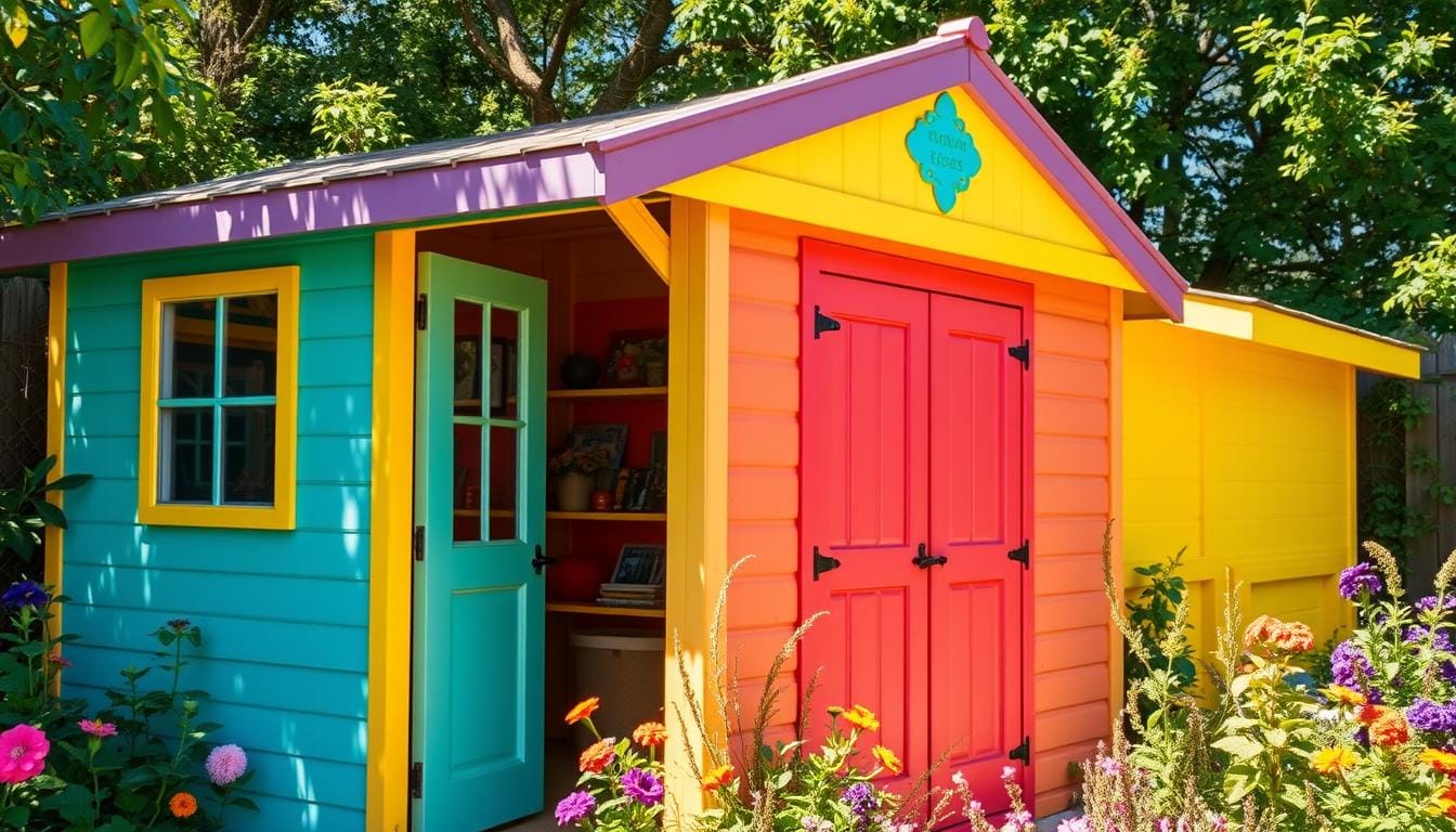 7 Stunning Garden Shed Colour ideas Schemes You'll Love