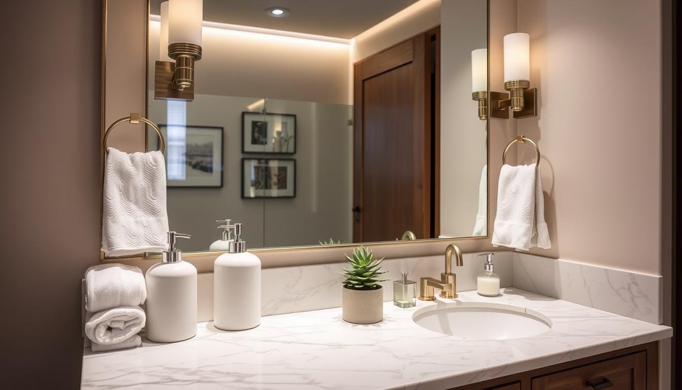 20 Stylish Guest Bathroom Counter Ideas