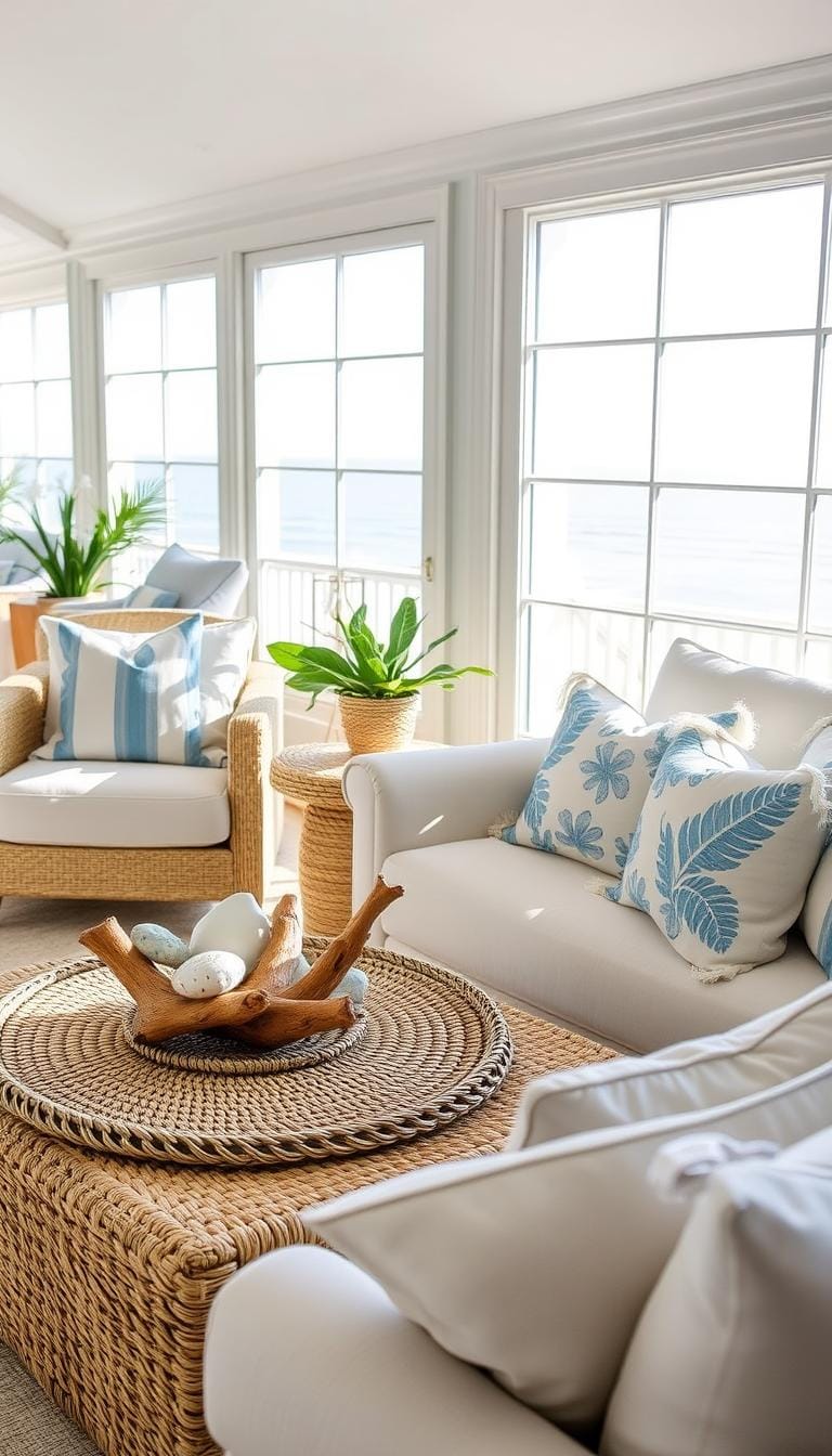 34 Coastal Home Decor Ideas: Beachy Colors & Relaxed Vibes