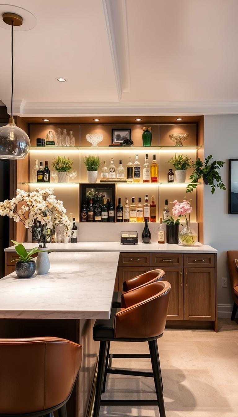 32 Home Bar Decor Ideas: Chic Entertaining Spaces for