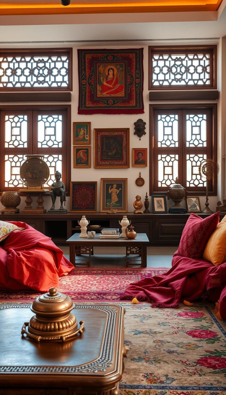 44 Indian Home Decor Ideas: Vibrant Colors & Traditional Mixes