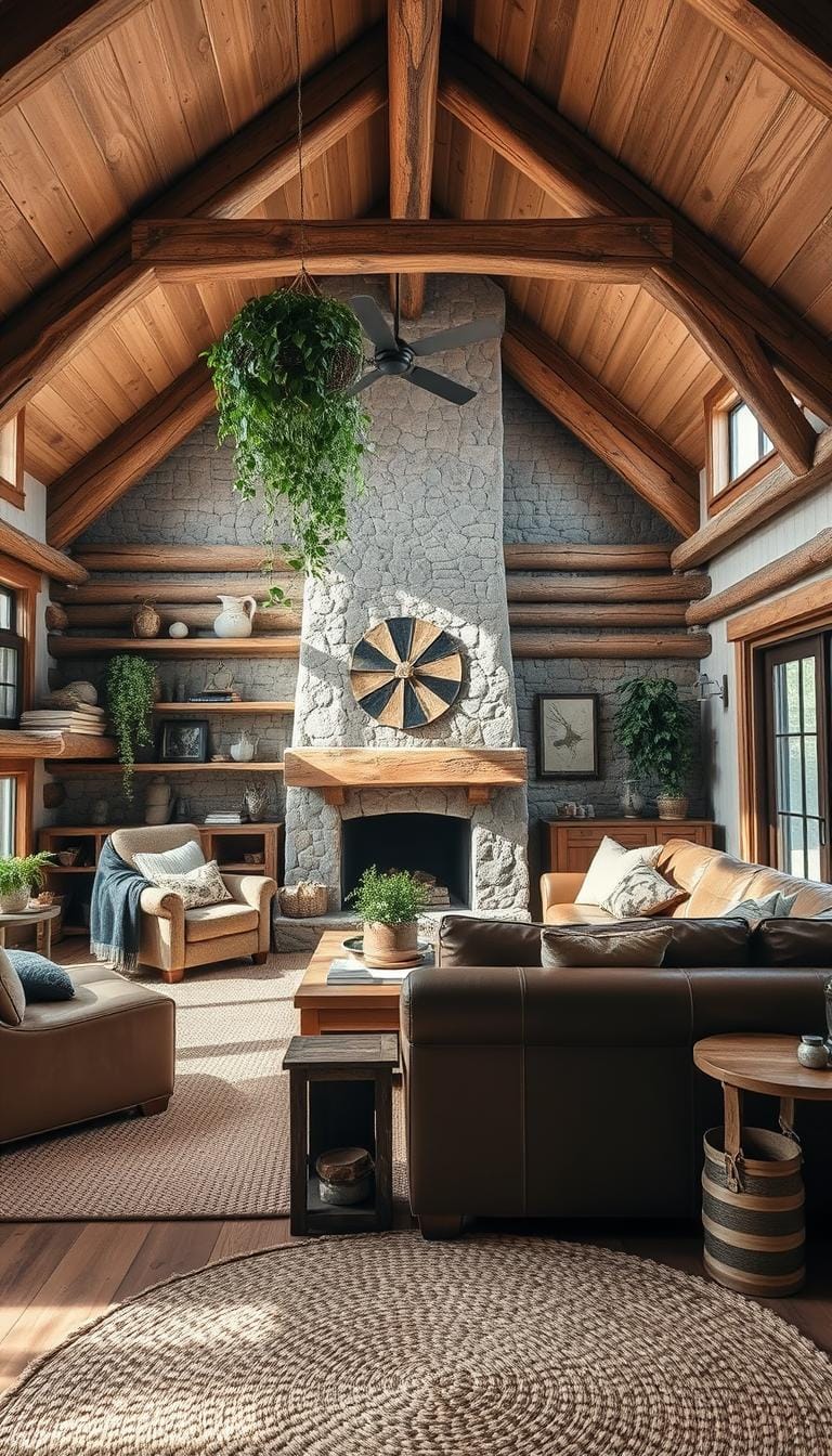 31 Rustic Home Decor Ideas: Natural Materials & Cozy Cabin Vibes