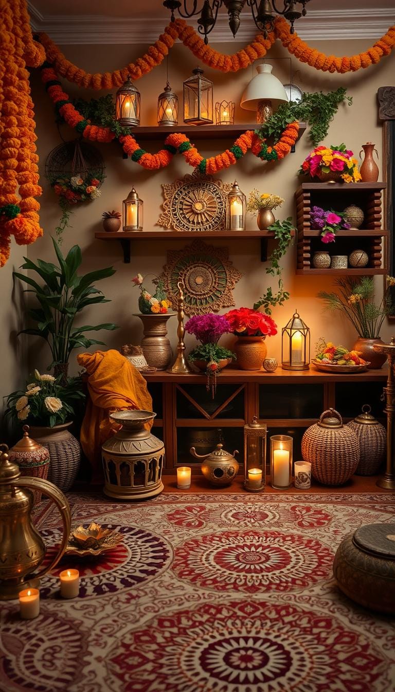 44 Indian Home Decor Ideas: Vibrant Colors & Traditional Mixes