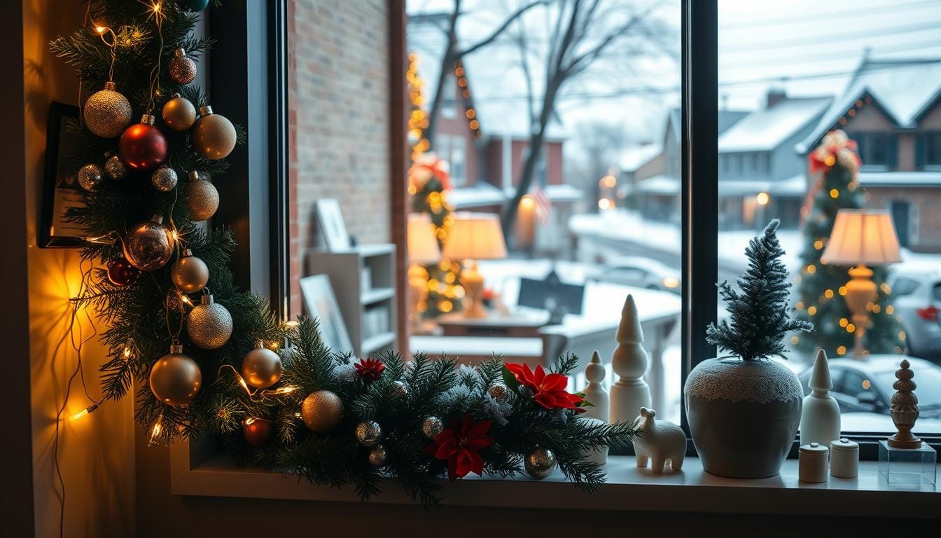 12 Festive Office Window Christmas Decor Ideas