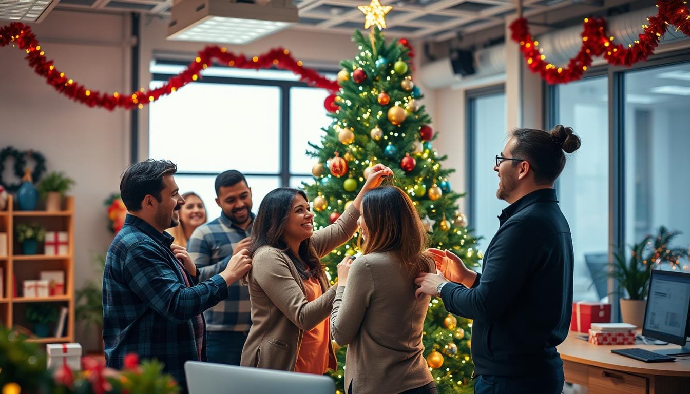 12 Festive Christmas Decor Ideas for Your Office