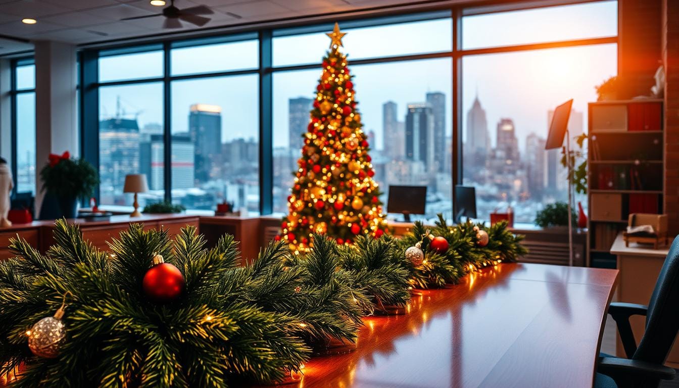 12 Festive Christmas Decor Ideas for Your Office