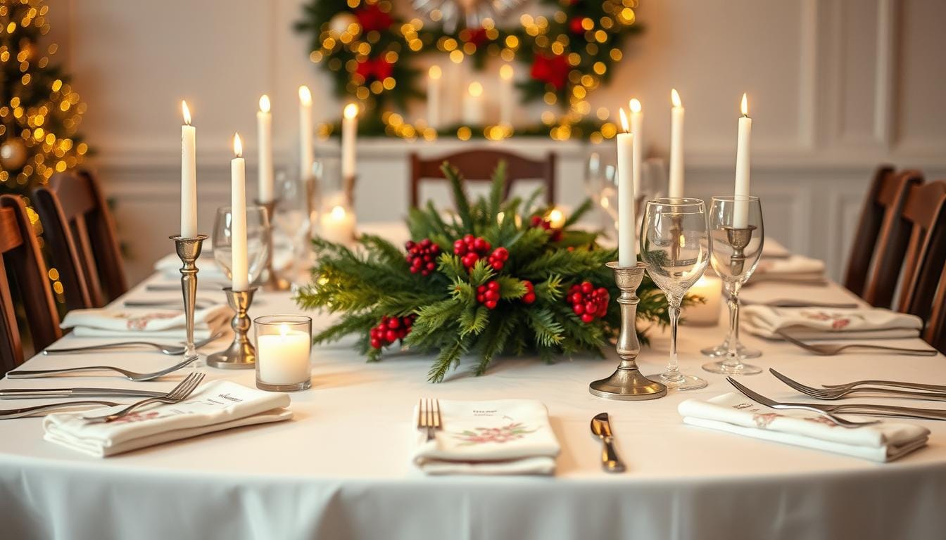 12 Festive Christmas Decor Ideas for Your Buffet Table