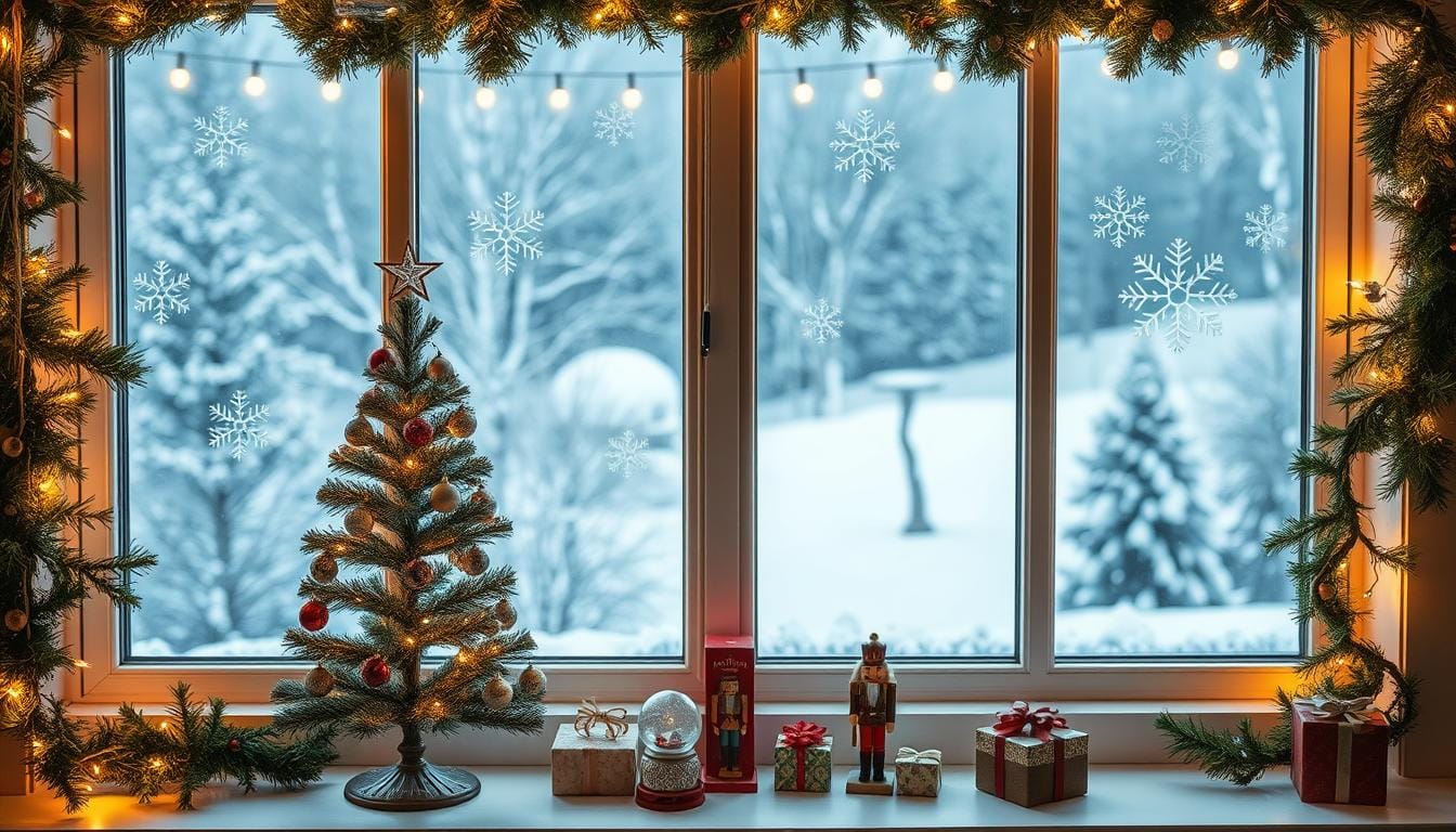 12 Festive Office Window Christmas Decor Ideas